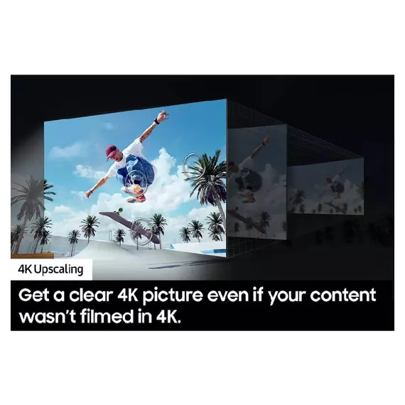 Samsung 85″ 4K Crystal UHD, Tizen OS Smart TV, AirSlim, Frameless, 4K ...