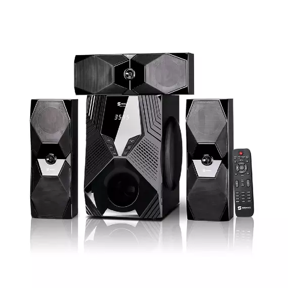Sayona Sound System 3.1ch with Subwoofer & 3 Speakers, Remote, LED ...